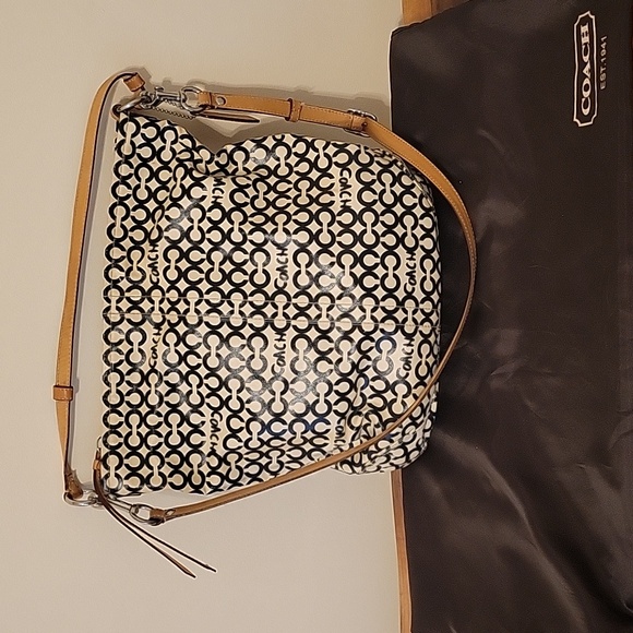 Coach | Bags | Coach Logo Print Convertible Shoulder Bag | Poshmark